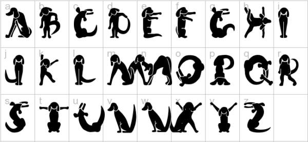 Dog Fonts