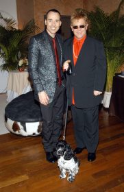 "Rocket Man" and his Cocker Spaniel, Arthur