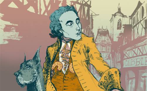 A Tall Dog for a Little Poet