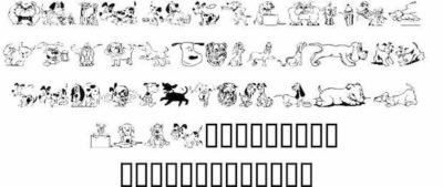 Dog Fonts II